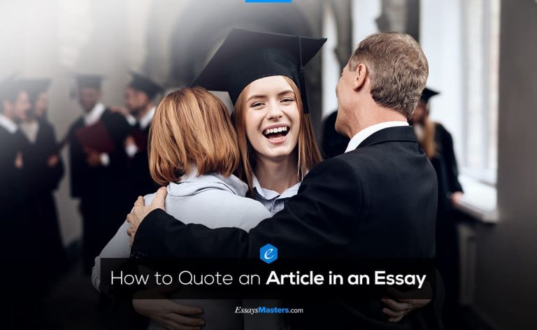 How to Quote an Article in an Essay | EssaysMasters
